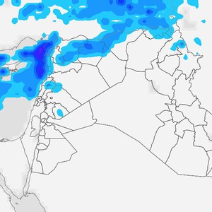 إمتداد مُنخفض جوي يؤثر على البلاد اعتباراً من هذه الليلة، والمناطق