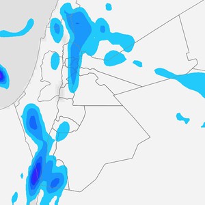 طقس العرب الأردنالاردن استمرار فرص هطول زخات غير مُنتظمة وعشوائية