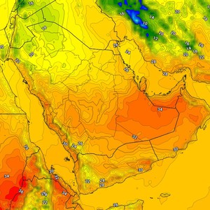 اليمن استمرار هبوب الرياح الشمالية الشرقية وفرصة لزخات من المطر في