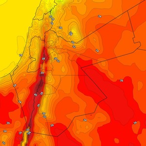 Jordan Temperatures Remain Around Their Average Thursday And Dust Is