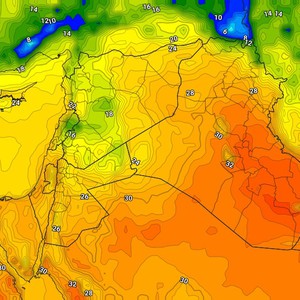 Iraq | Higher than average temperatures and continued chances of rain ...