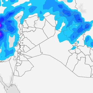 Iraq Cloudy Weather And Showers Of Rain In Some Areas In The Middle