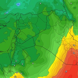 Jordan | A low extension of the air and a cold air mass brings strong ...