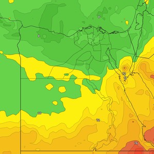 Egypte Une Dépression Atmosphérique Centrée Sur Les Eaux De La