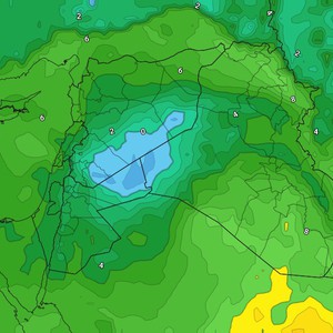 Kuwait Relatively Cold Weather With The Spread Of Clouds And An