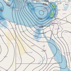الخميس والجمعة أجواء مغبرة وممطرة على أجزاء واسعة من شمال البلاد