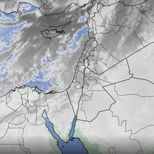طقس العرب الأردن تحديث استمرار تدفق سُحب ماطرة على فترات إلى