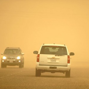 الأربعاء موجة غبار جديدة تنطلق من حفر الباطن وتندفع نحو الرياض طقس