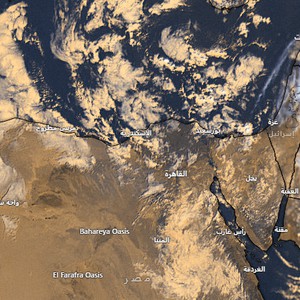 مصر تحديث الساعة 1210 ظهراً بعد ليلة ماطرة بغزارة تجدد الزخات
