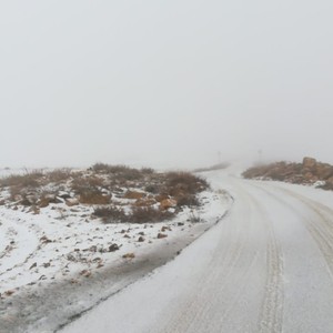 Jordan | Scenes of precipitation and snow accumulations in the south of ...