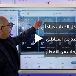 طقس العرب الأردن مع اشتداد العاصفة الشتوي التي تضرب الولايات