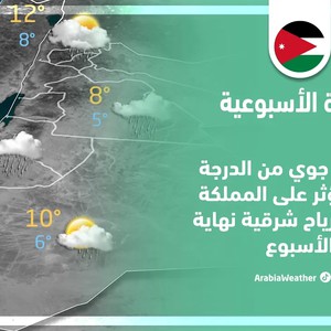 Jordan Weekly Weather Forecast An Air Depression Affects The