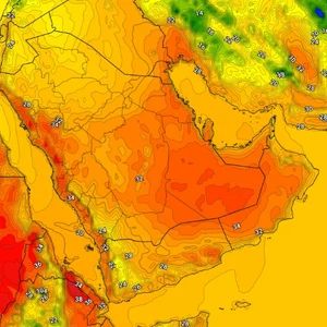 Riyadh Gradual Increases In Temperature And 35 Degrees Celsius Are
