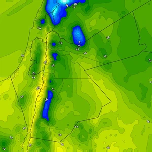 Jordanie Temps Froid Et Risques De Pluie Limités Coïncidant Avec Le
