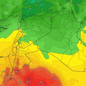 Jordan Weekend An Increase In Temperatures With The Appearance Of