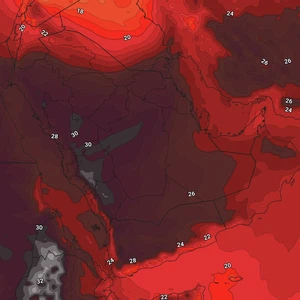 النشرة الأسبوعية للكويت اشتداد وطأة الحر ومؤشرات على تسجيل درجات