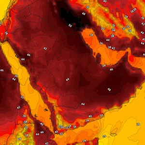 الخليج العربي القُبة الحرارية تؤثر على أجواء العديد من الدول ودرجات