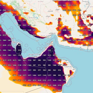 الخليج العربي كتلة هوائية ذات حرارة أبرد من المعتاد مرفقة بالانخفاض