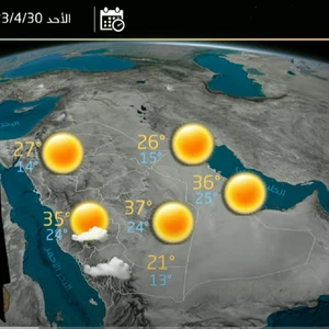 Saudi Arabia - Weekly Weather Bulletin | Weather fluctuations, including temperature, wind ...