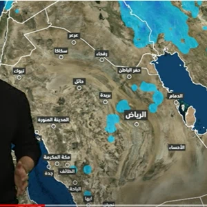 طقس العرب السعودية من مخرجات النموذج العددي المطور لدى طقسالعرب