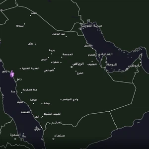 Saudi Arabia 340 Am A Remarkable Development Of Thunderstorms Now