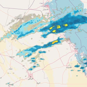 Saudi Arabia 1:10 am | Unstable weather and rain in parts of Sharqiyah ...