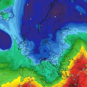 Europe oscillates between warmth and extreme cold... A cold wave hit ...