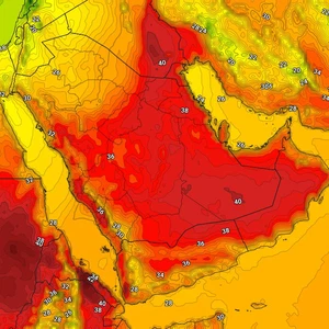 الكويت انخفاض على درجات الحرارة في المناطق الساحلية الأربعاء مع نشاط