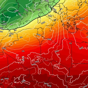A low pressure system affecting the western Mediterranean is pushing a ...