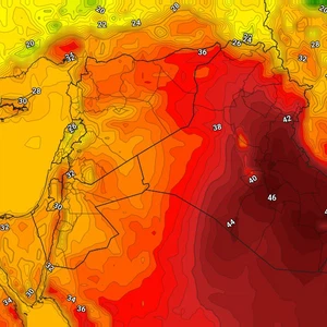 العراق انخفاض قليل على درجات الحرارة الأربعاء مع بقاء الأجواء شديدة