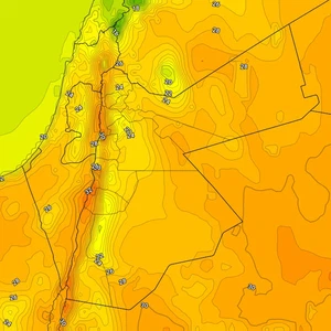 الأردن ارتفاع قليل على درجات الحرارة الخميس وطقس مُعتدل إلى دافئ في