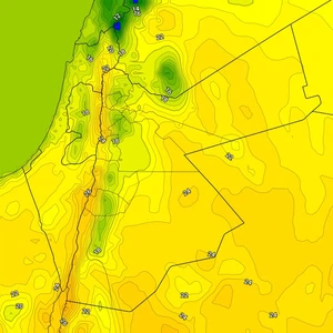 Jordan The Kingdom Continues To Be Affected By An Air Mass With