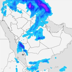 Kuwait A Spring Rainy Situation Brings Rain To Many Areas On The