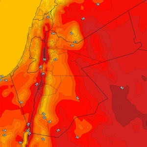 Jordan Temperatures Are Slightly Above Average Tuesday