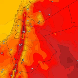 Jordan | Normal summer atmosphere Sunday with wind activity with ...