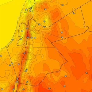 Jordan A Slight Rise In Temperatures Thursday With The Weather