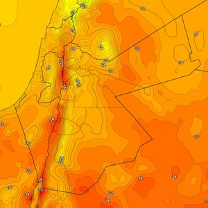 الأردن طقس معتدل إلى لطيف نهاراً وبارد نسبياً ليلاً يوم الخميس طقس