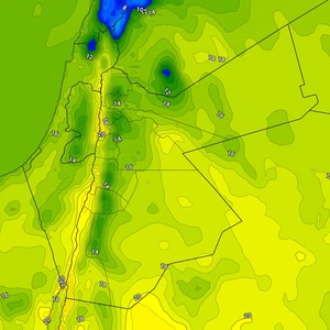 Jordan An Additional Rise In Temperatures On Sunday With Clouds And