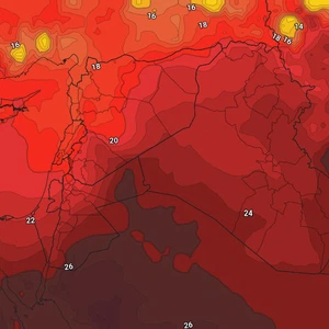 Jordan Weekend Thirty Temperatures And Relatively Hot Weather With