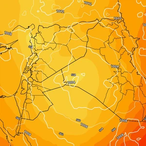العراق ازدياد تأثير مُنخفض البحر الأحمر يوم السبت قُبيل تأثير حالة