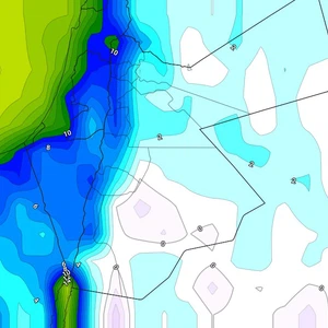 Jordan Low Temperatures Close To Zero Degrees Celsius In The South Of