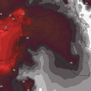 Jordan A Relatively Hot Air Mass Affects The Kingdom Starting From