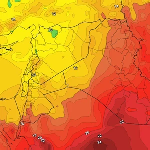 Jordan Humid Western Air Currents That Bring Temperatures To Cold