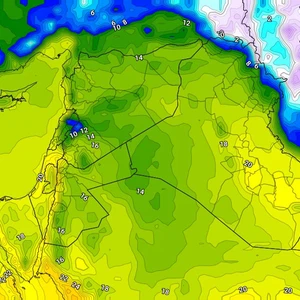 Iraq Temperatures Continue To Be Higher Than Average For This Time