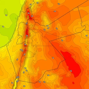 Jordan More Rise In Temperatures On Saturday And An Opportunity For
