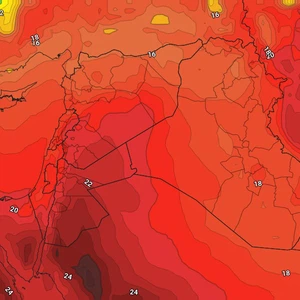 الأردن تعمق لمُنخفض البحر الأحمر على المملكة الأيام القادمة يترافق مع