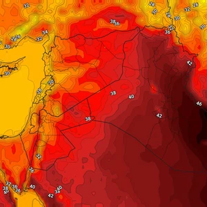 Iraq Continuation Of Very Hot Weather And Alerts Of Dusty Winds For