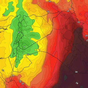 Jordan A Nice To Cold Air Mass Brings A Noticeable Drop In