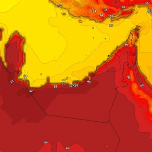 Emirates The National Center High Temperatures At The End Of The