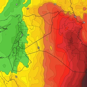 Jordan | A mild air mass on Sunday and Monday, with a noticeable drop ...